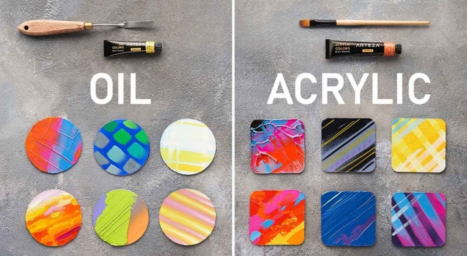 Oil vs Acrylic Painting – 7 Key Differences [2025]